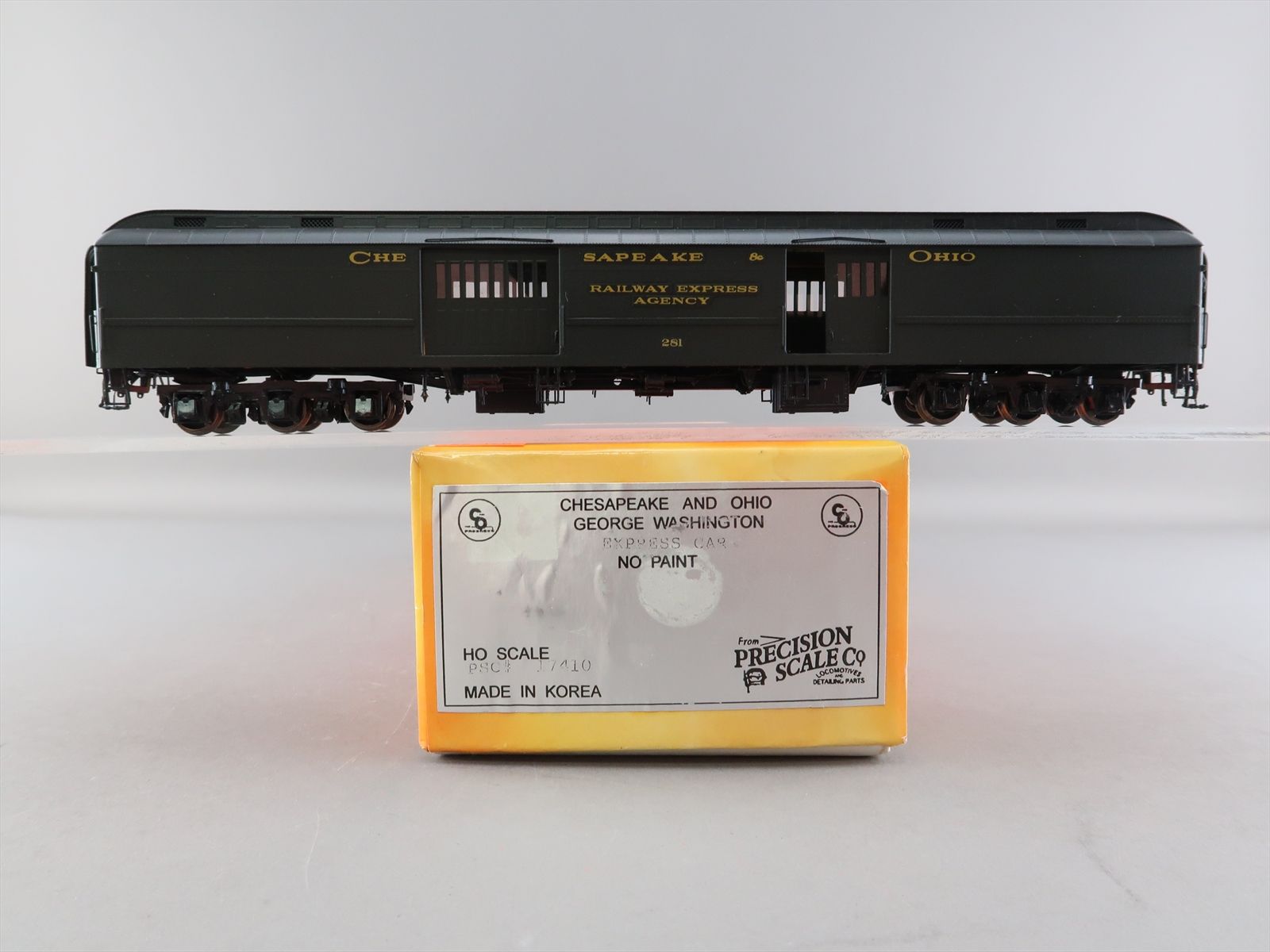 HO Brass Model - PSC 17410 C&O George Washington Express Car #281 ...