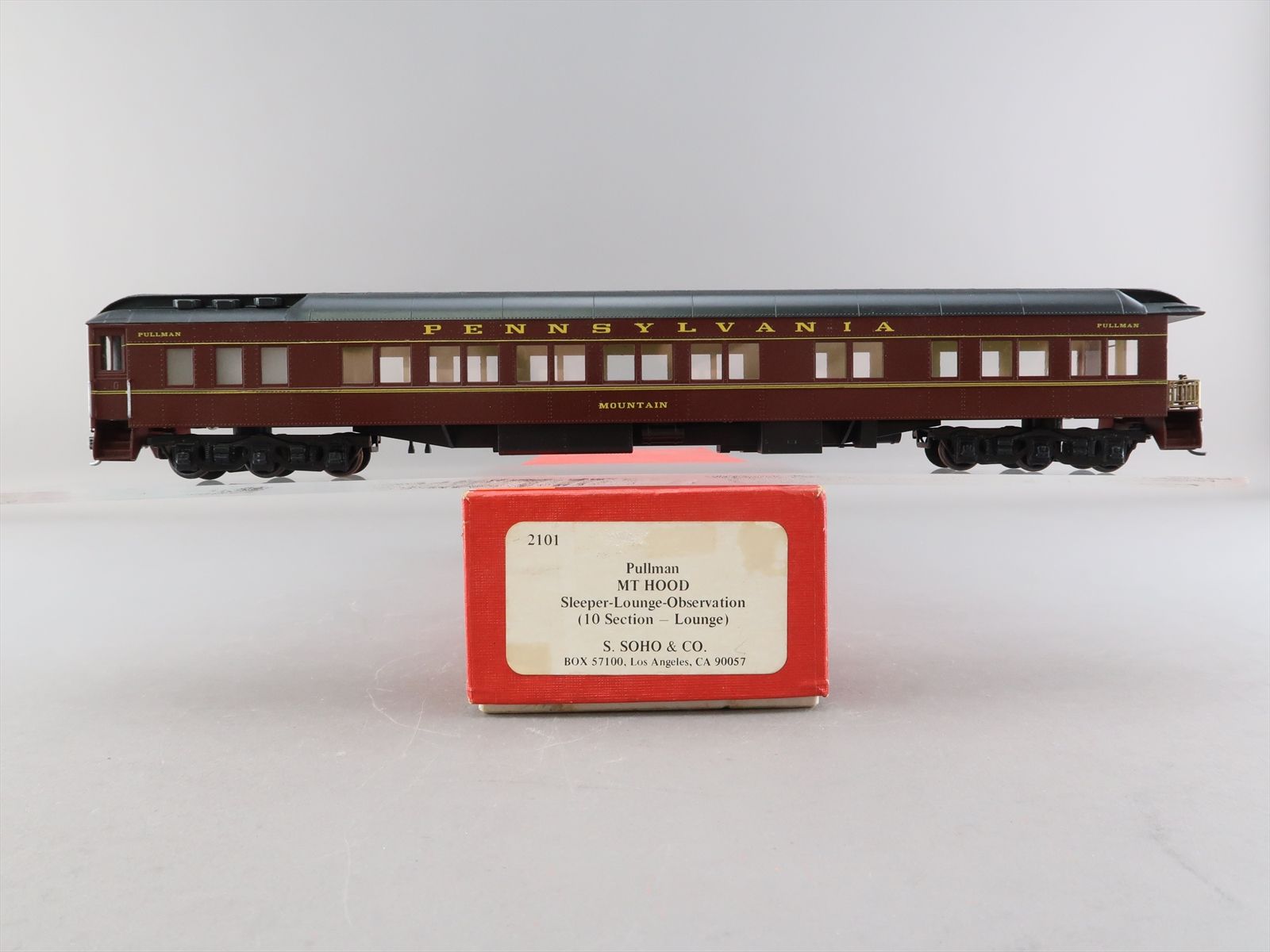 HO Brass Model - Soho 2101 PRR Pennsylvania Pullman Sleeper Lounge ...
