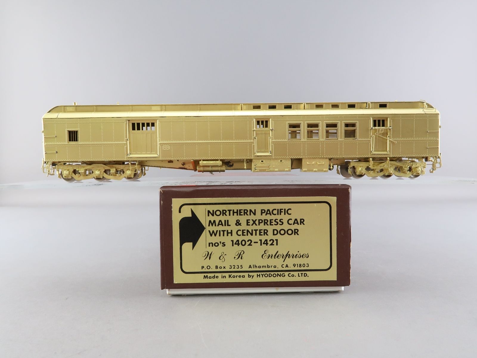 HO Brass Model - W&R NP Northern Pacific Mail & Express Car w/ Center ...