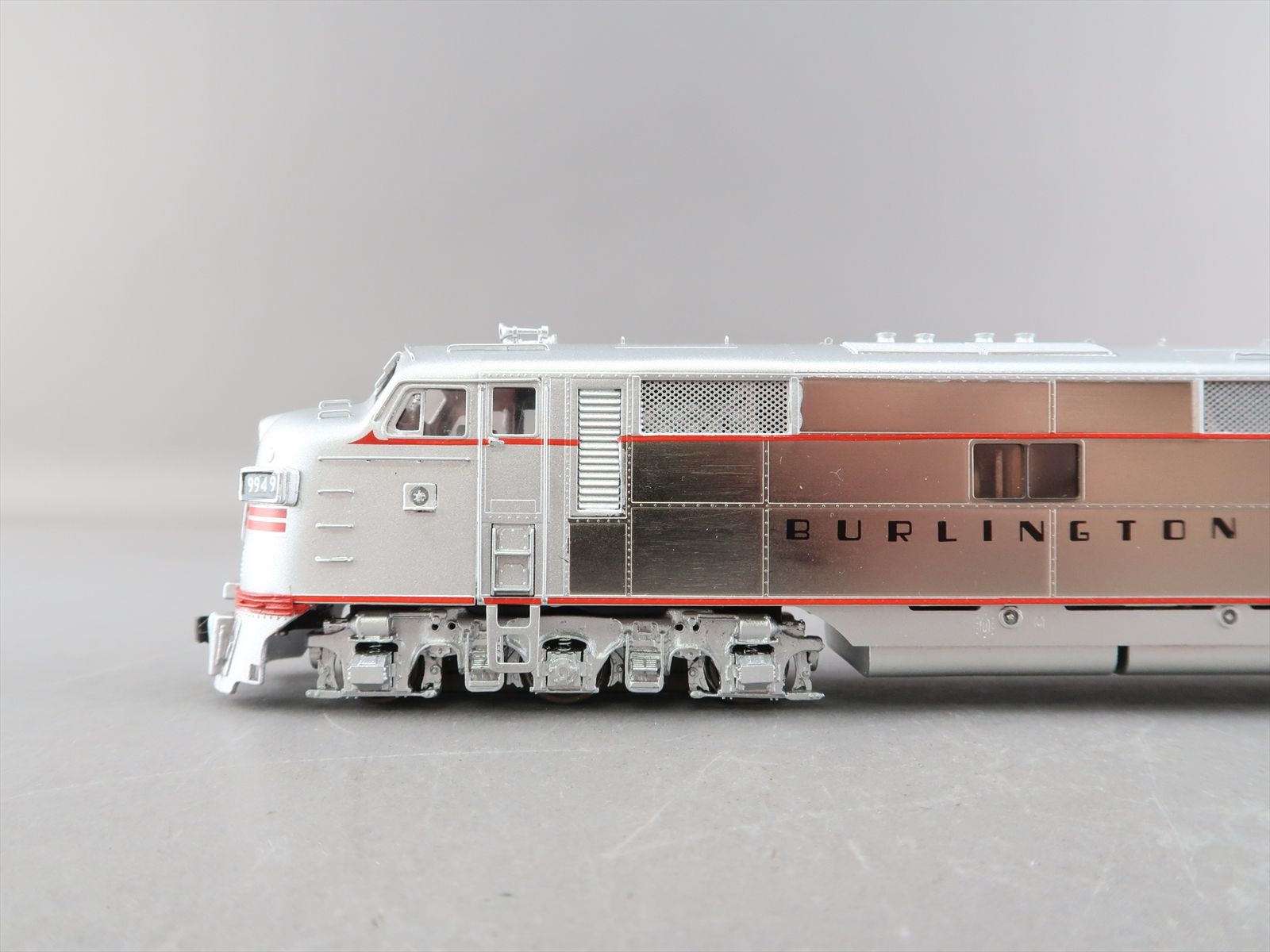 HO Brass Model - Oriental CB&Q Burlington EMD E7 E7A 2000HP #9949 - Pro Finished by Gwynne Burch ...