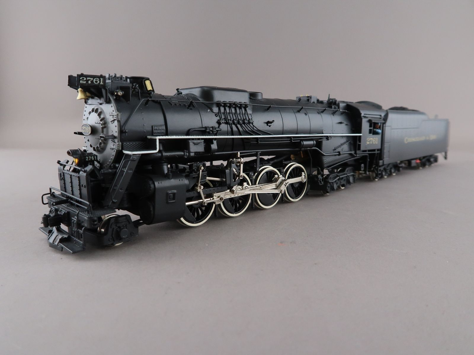 HO Brass Model - PFM C&O Chesapeake & Ohio Kanawha 2-8-4 #2761 - Custom - 1972 Run - United / Atlas