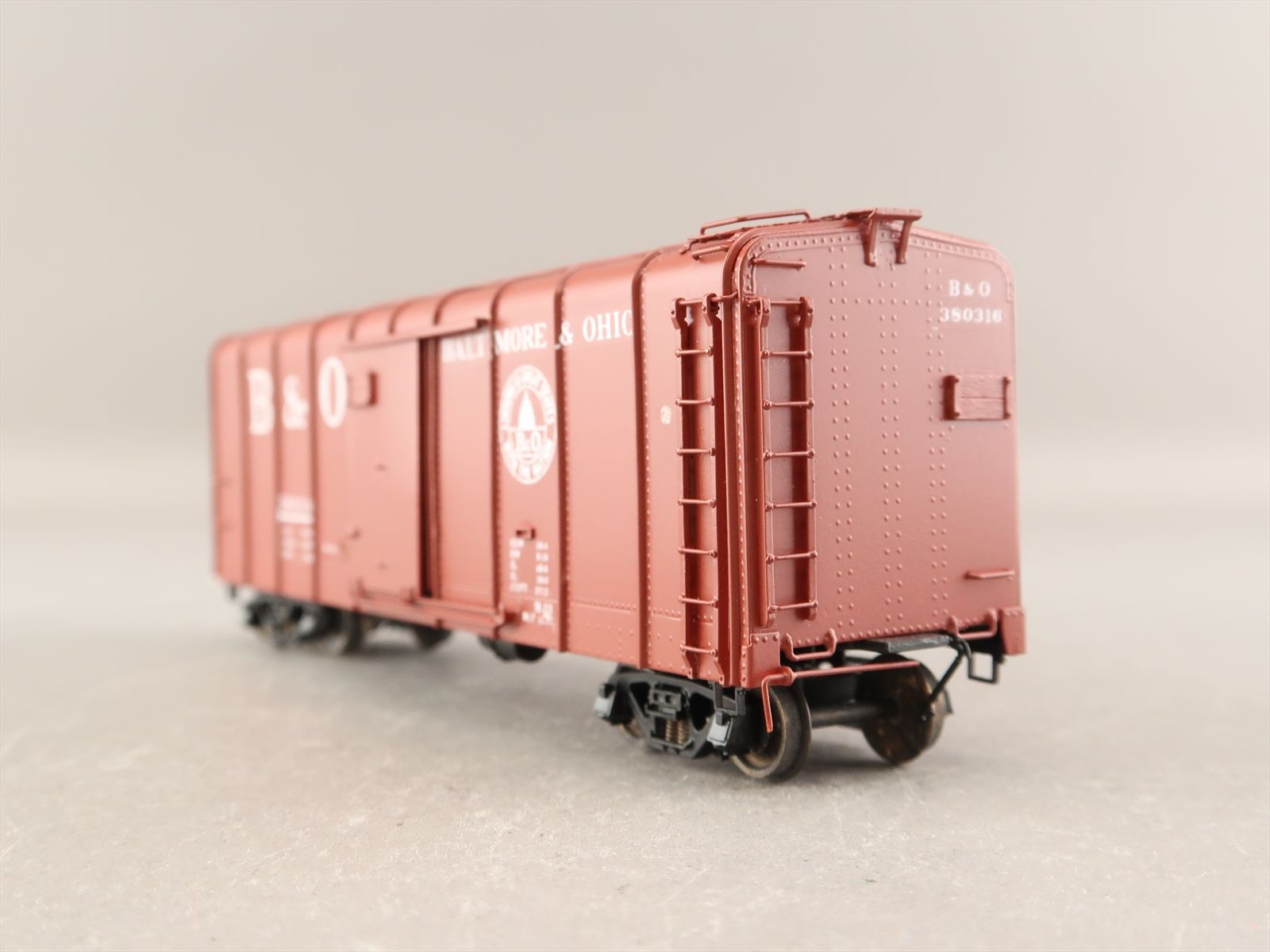 HO Brass Model - PSC 15744-2 B&O Baltimore & Ohio M-53 Boxcar Box Car w ...