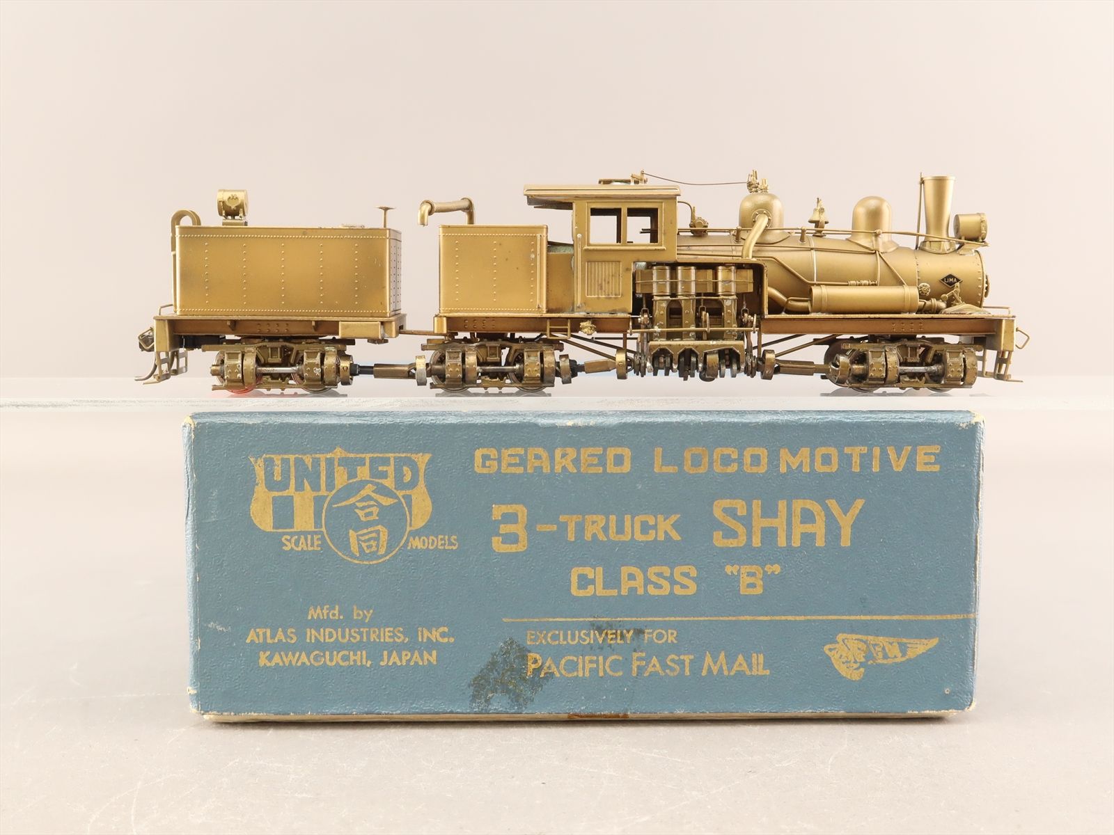 HO Brass Model - PFM 3-Truck Shay Class B Geared - Unpainted - United ...