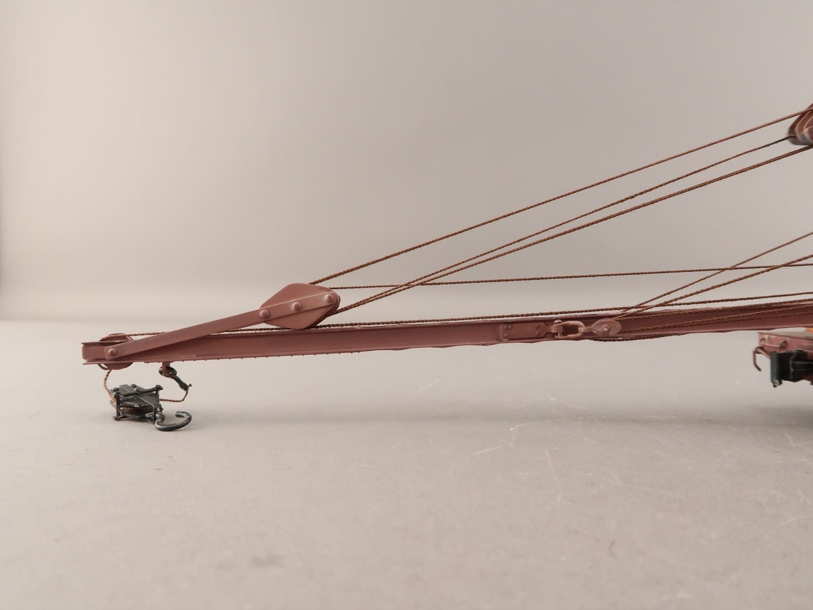 On3 Brass Model - WMC D&RGW Rio Grande Derrick OP w/ Idler Car - Custom ...