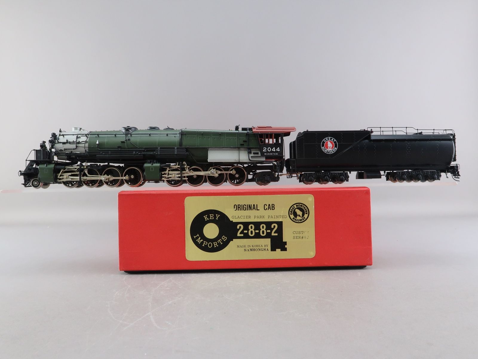 HO Brass Model - Key CS#82 GN Great Northern 2-8-8-2 Glacier Park ...