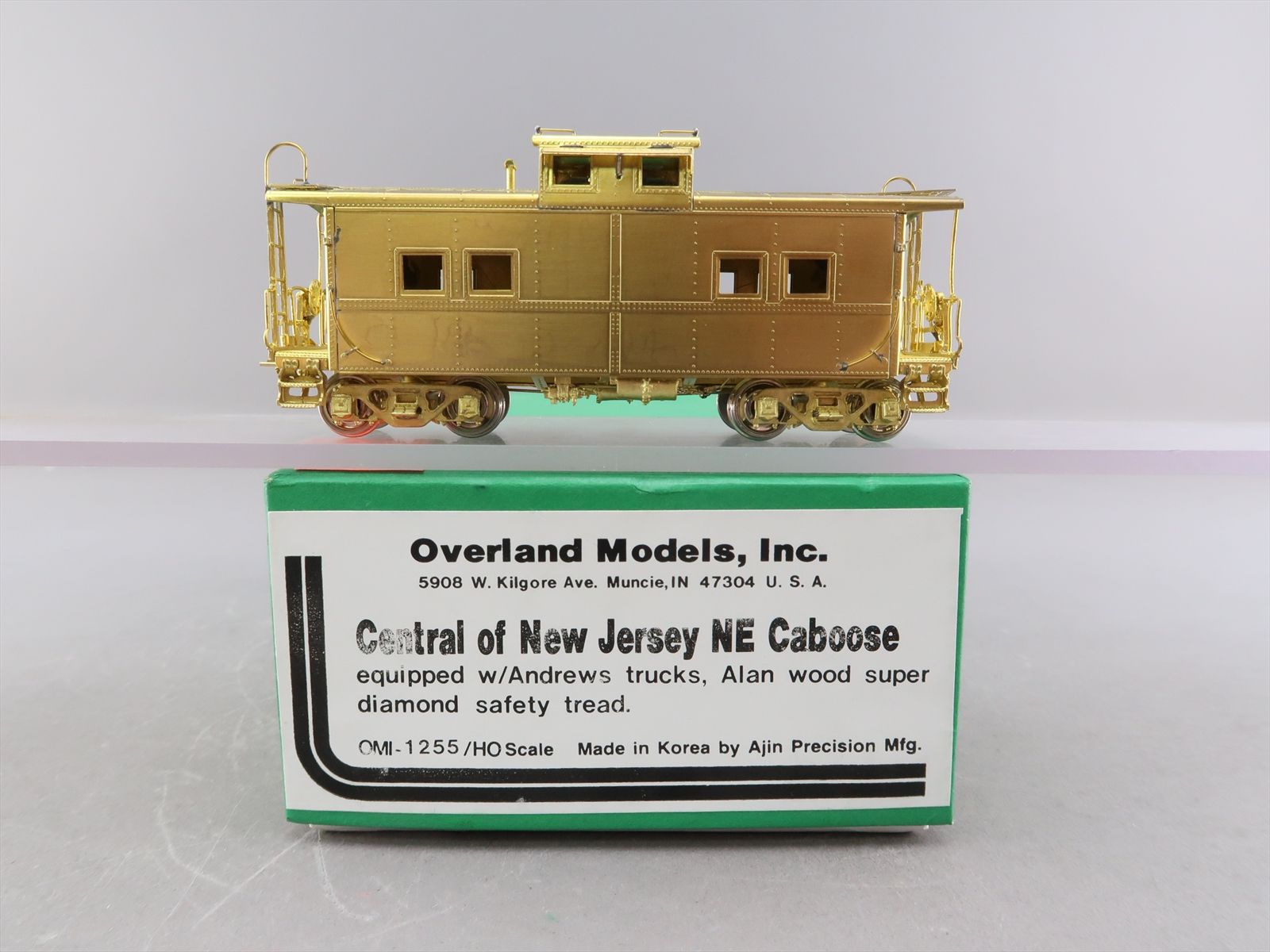 HO Brass Model - OMI 1255 CNJ Central of New Jersey NE Caboose Andrews ...