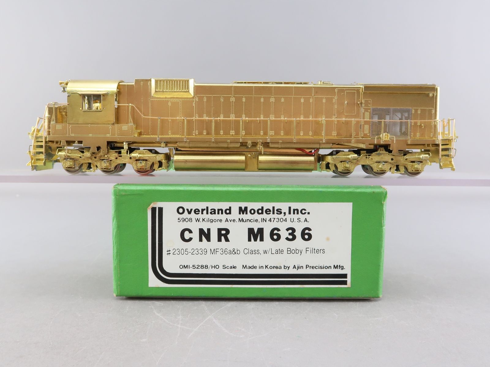 HO Brass Model - OMI 5288 CN CNR Canadian National M636 - Unpainted - 1991 Run - Ajin