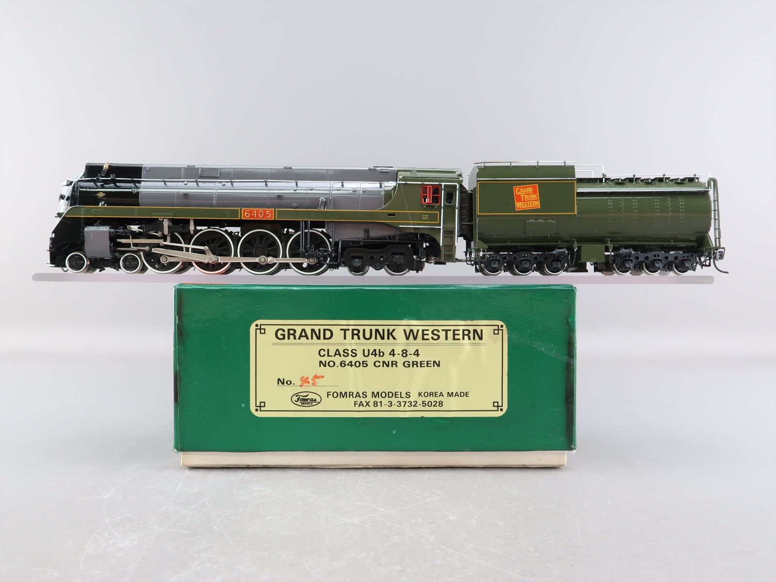HO Brass Model - Fomras GTW Grand Trunk Western U4b 4-8-4 #6405 CN ...