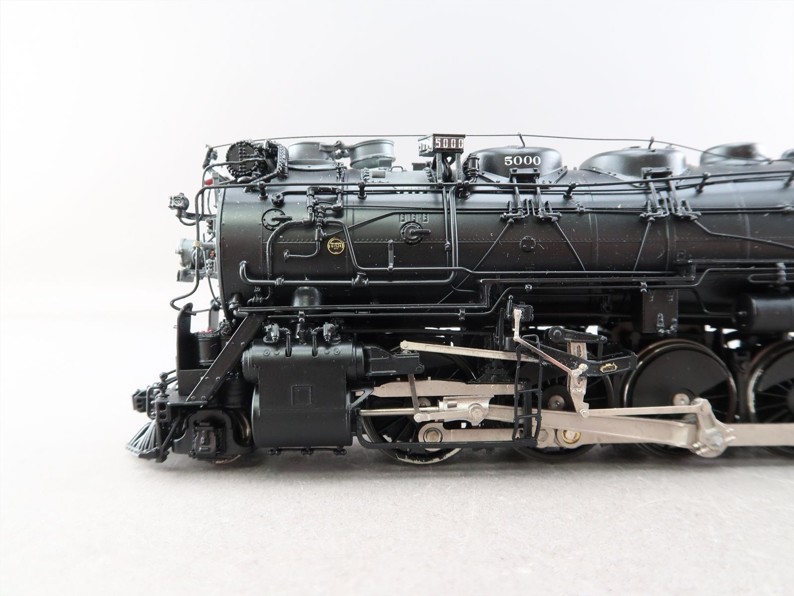 HO Brass Model - TCY 3002 AT&SF Santa Fe 2-10-4 Madame Queen #5000 Rebuilt w/ Oil Tender - F/P ...