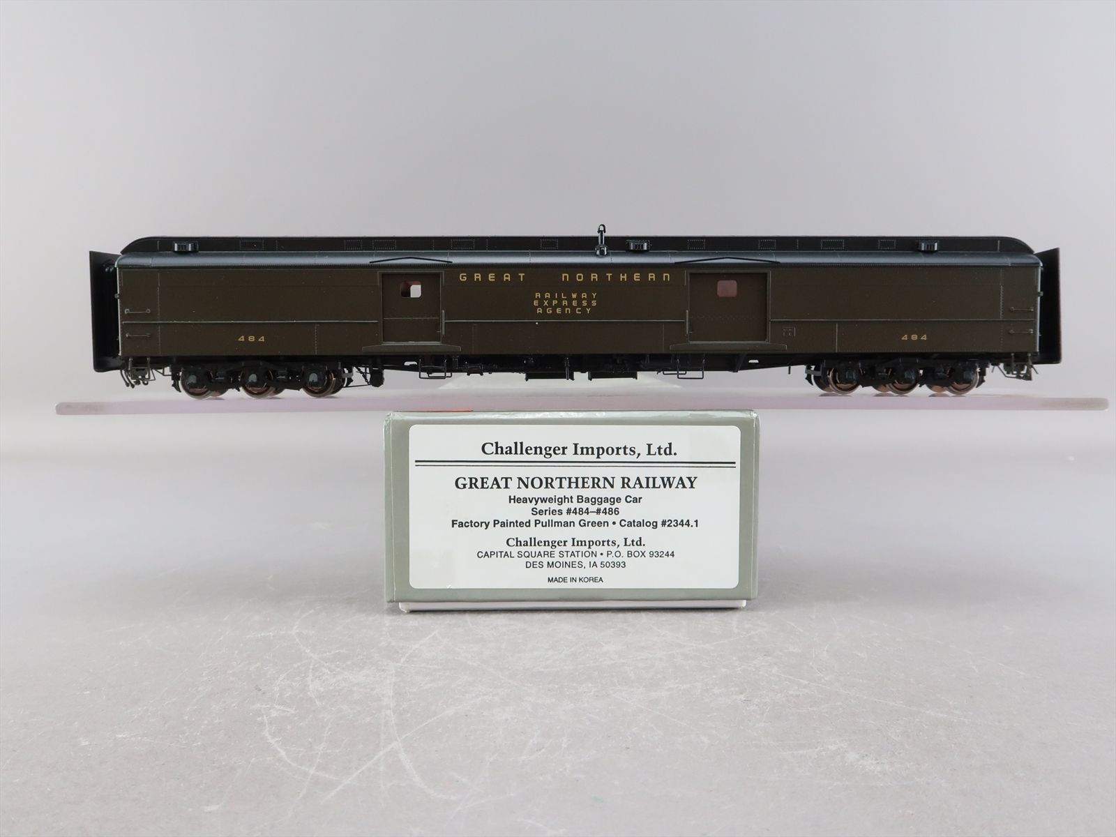 HO Brass Model - CIL 2344.1 GN Great Northern HW Heavyweight Baggage ...