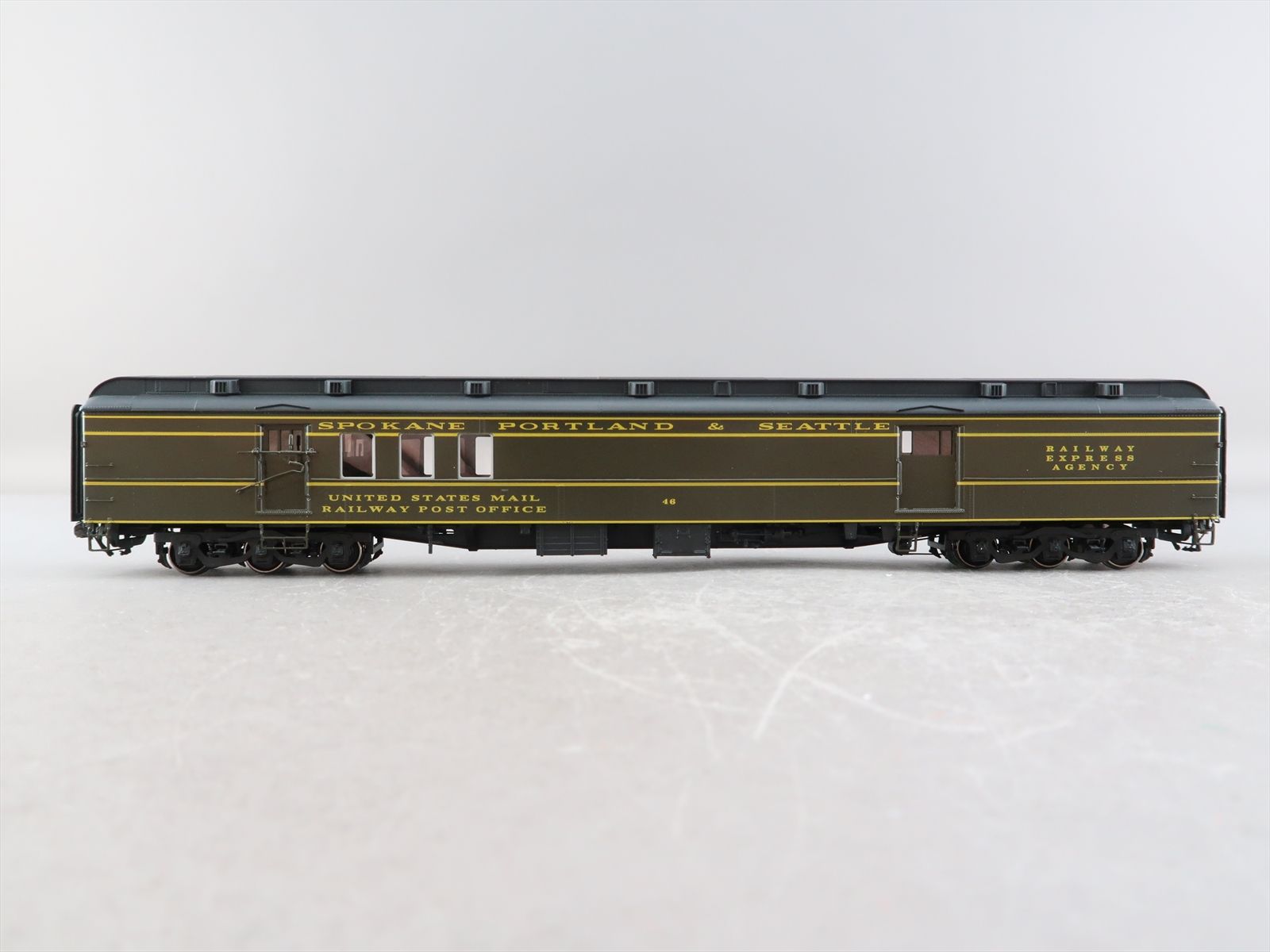 HO Brass Model - W&R SP&S Spokane Portland & Seattle Postal Car Pullman ...