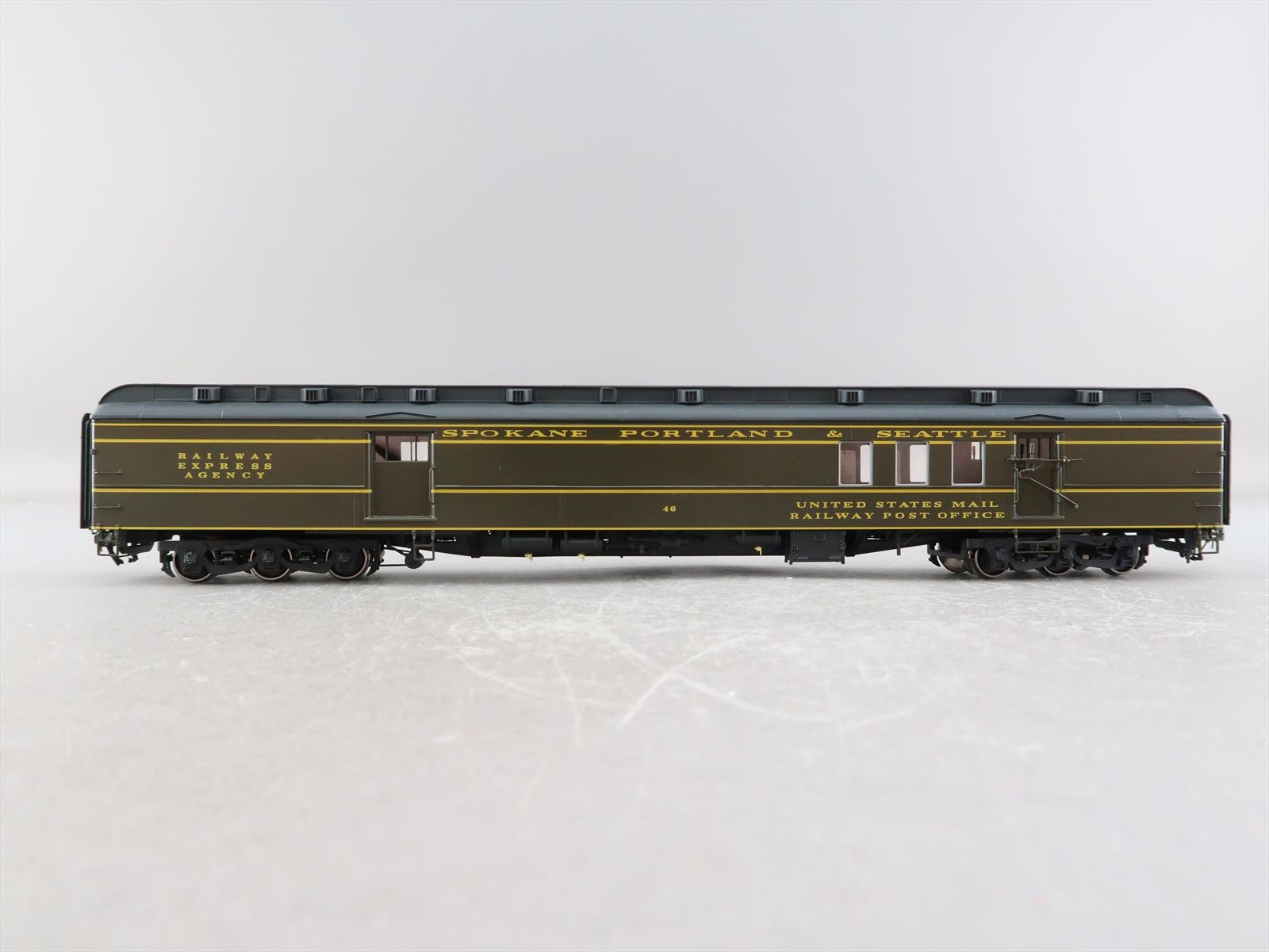HO Brass Model - W&R SP&S Spokane Portland & Seattle Postal Car Pullman ...