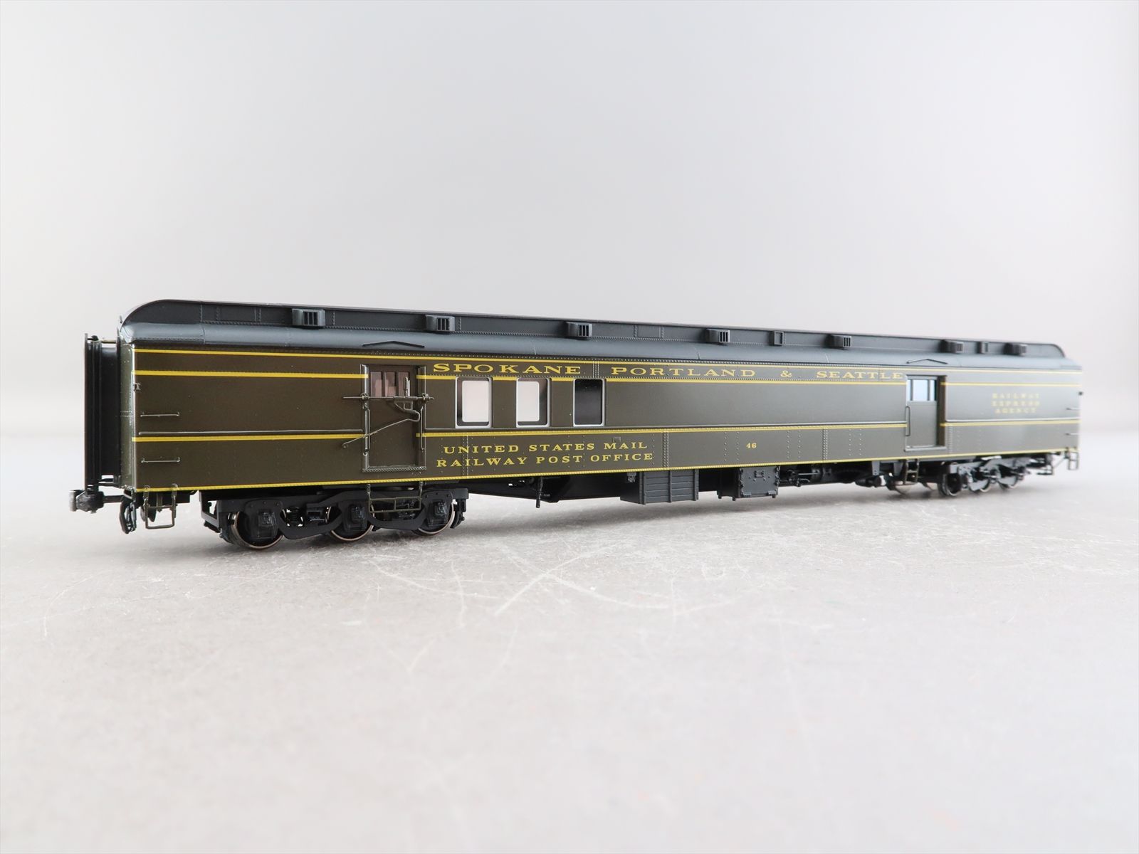 HO Brass Model - W&R SP&S Spokane Portland & Seattle Postal Car Pullman ...