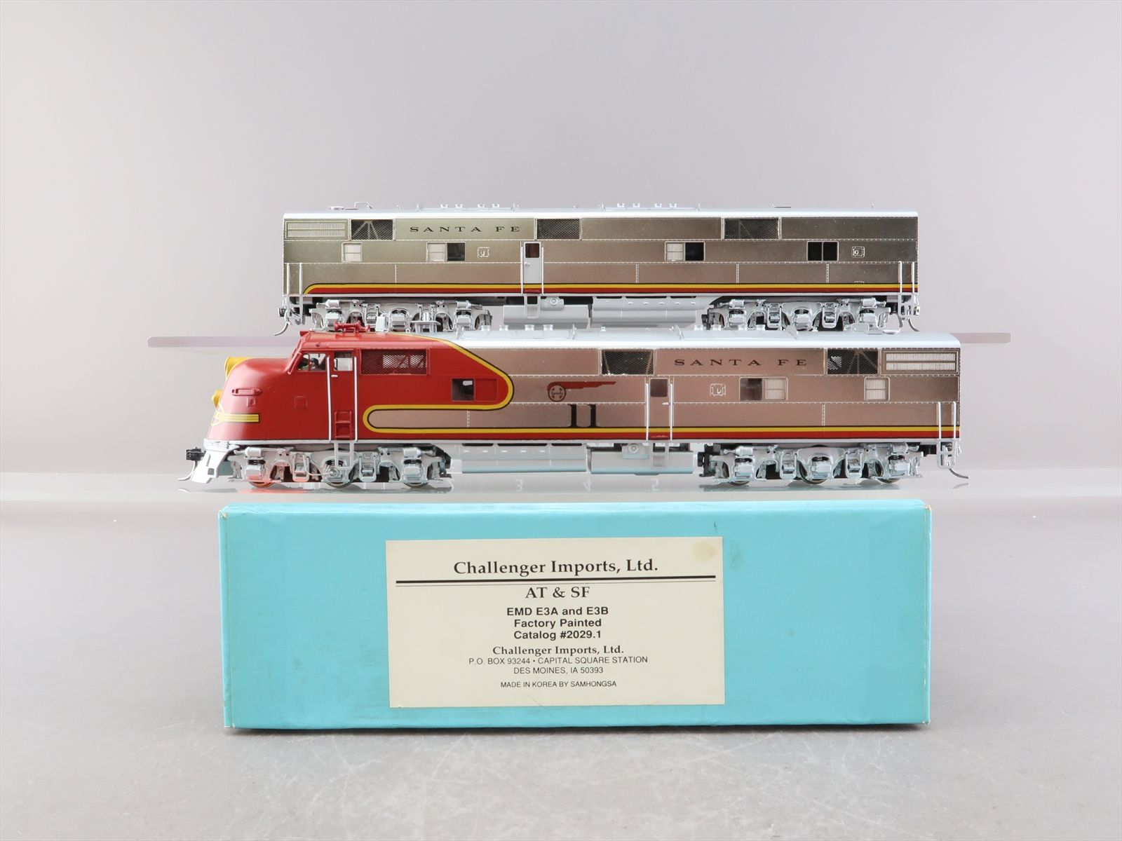 HO Brass Model - CIL 2029.1 AT&SF Santa Fe E3 E3A E3B A-B Set - F/P ...