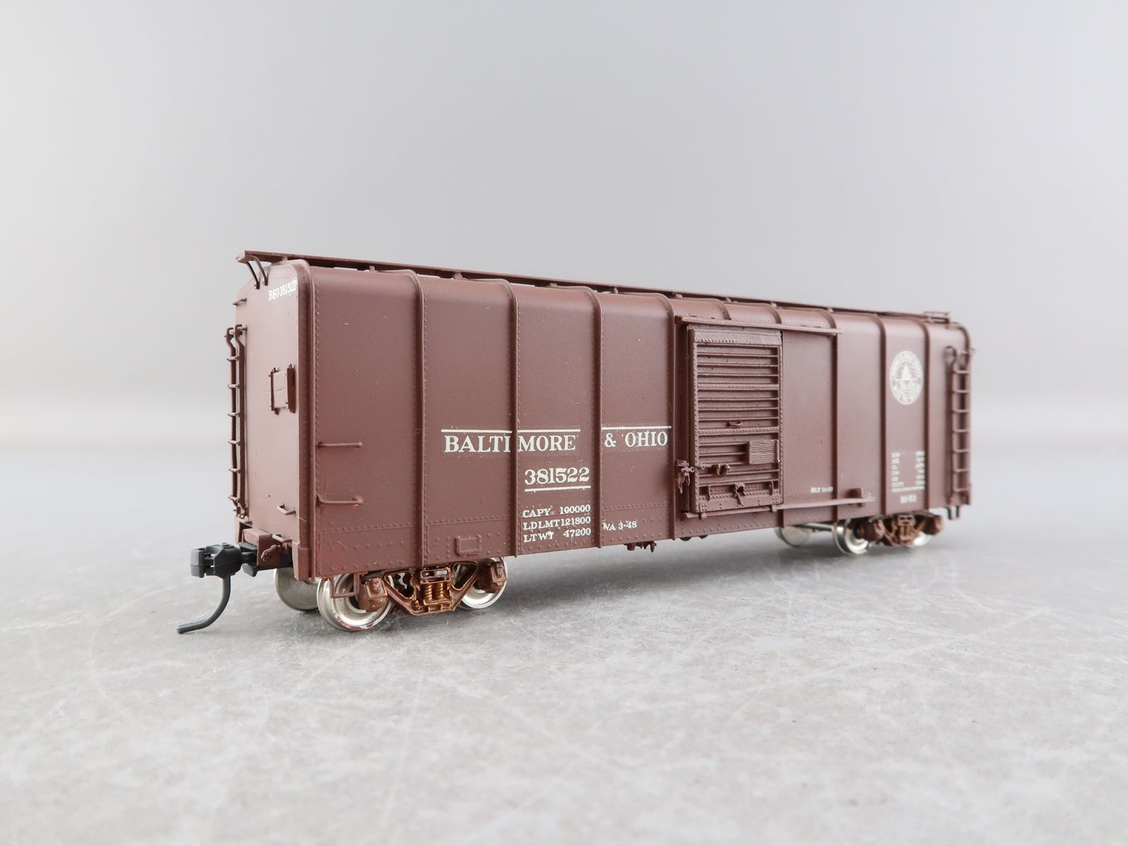 HO Brass Model - OMI 1387 B&O Baltimore & Ohio M-53A Wagon Top Boxcar ...