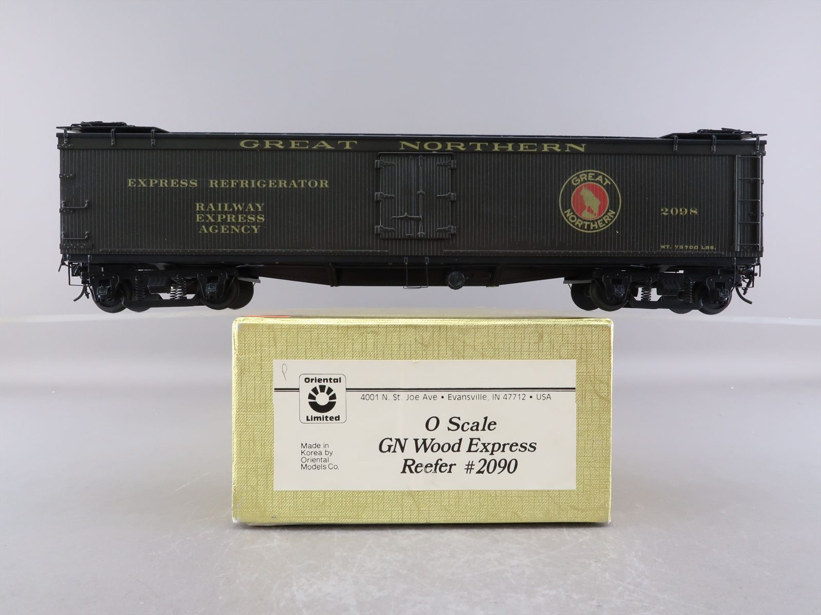 O Brass Model - Oriental GN Great Northern Wood Express Reefer #2098 ...