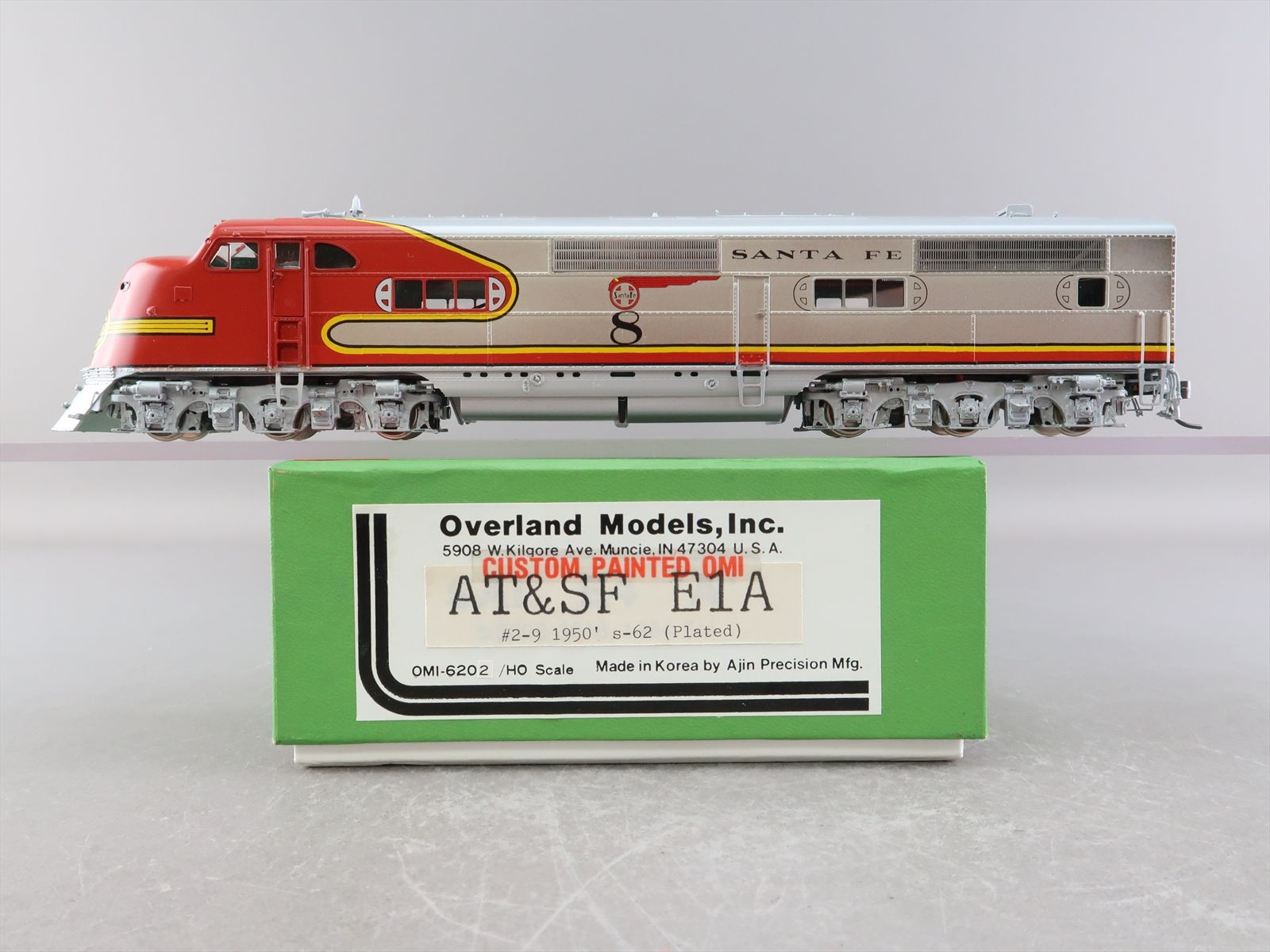 HO Brass Model - OMI 6202.1 AT&SF Santa Fe E1 E1A #8 - F/P CPOMI - 1994 ...
