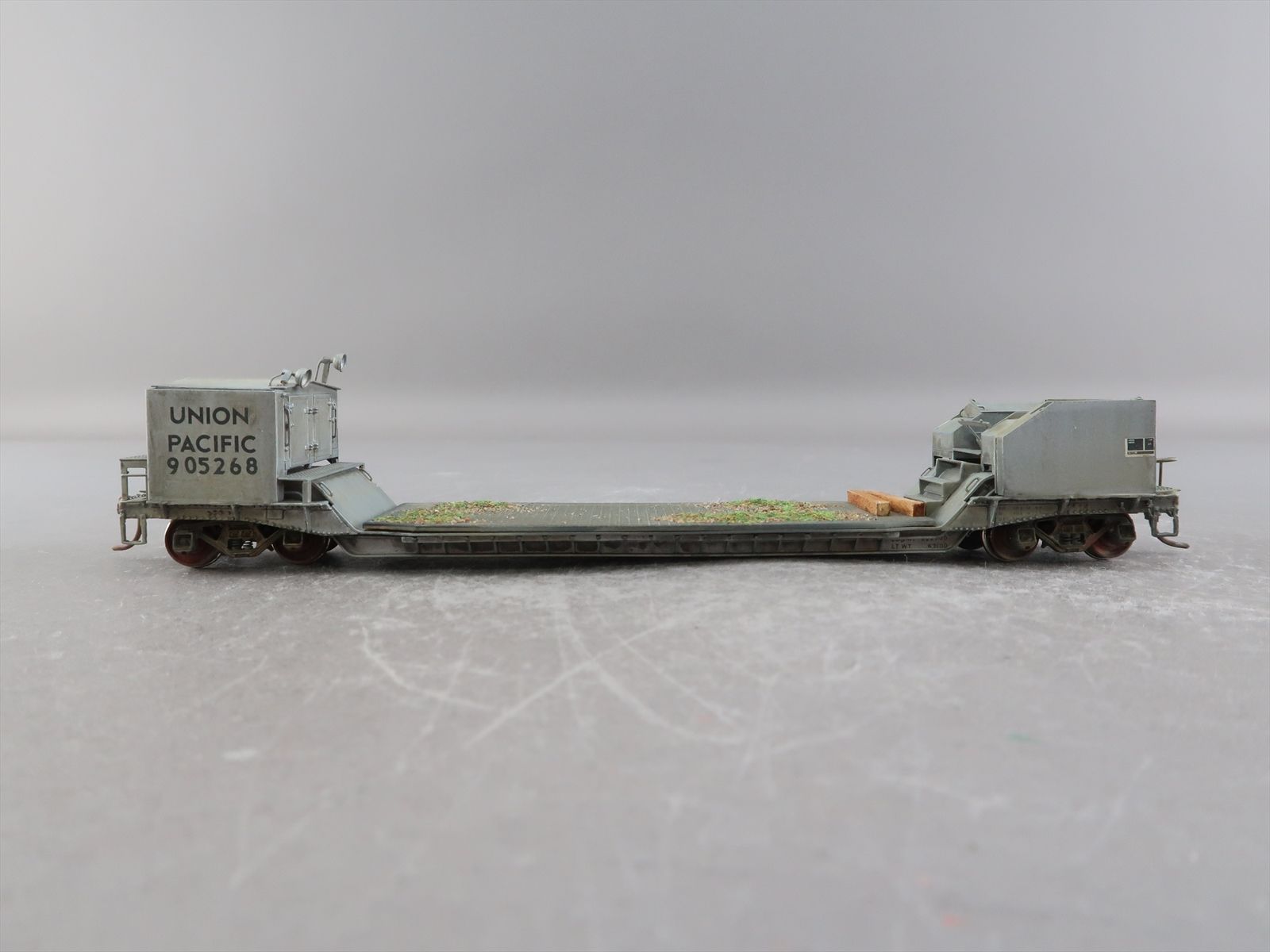HO Brass Model - OMI 3059 UP Union Pacific Bulldozer Wreck Flat Car ...