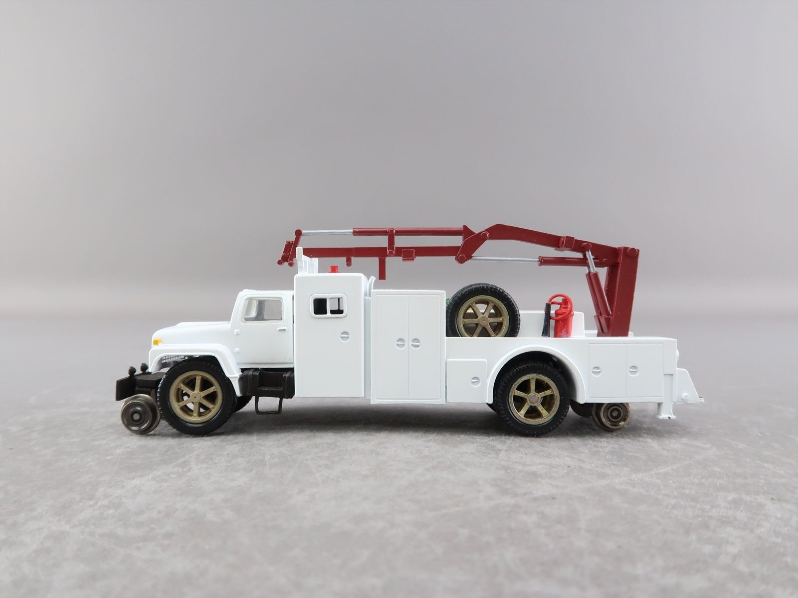HO Brass Model - BLW Berlyn Hi-Railer White - F/P - 2000 Run - OCS
