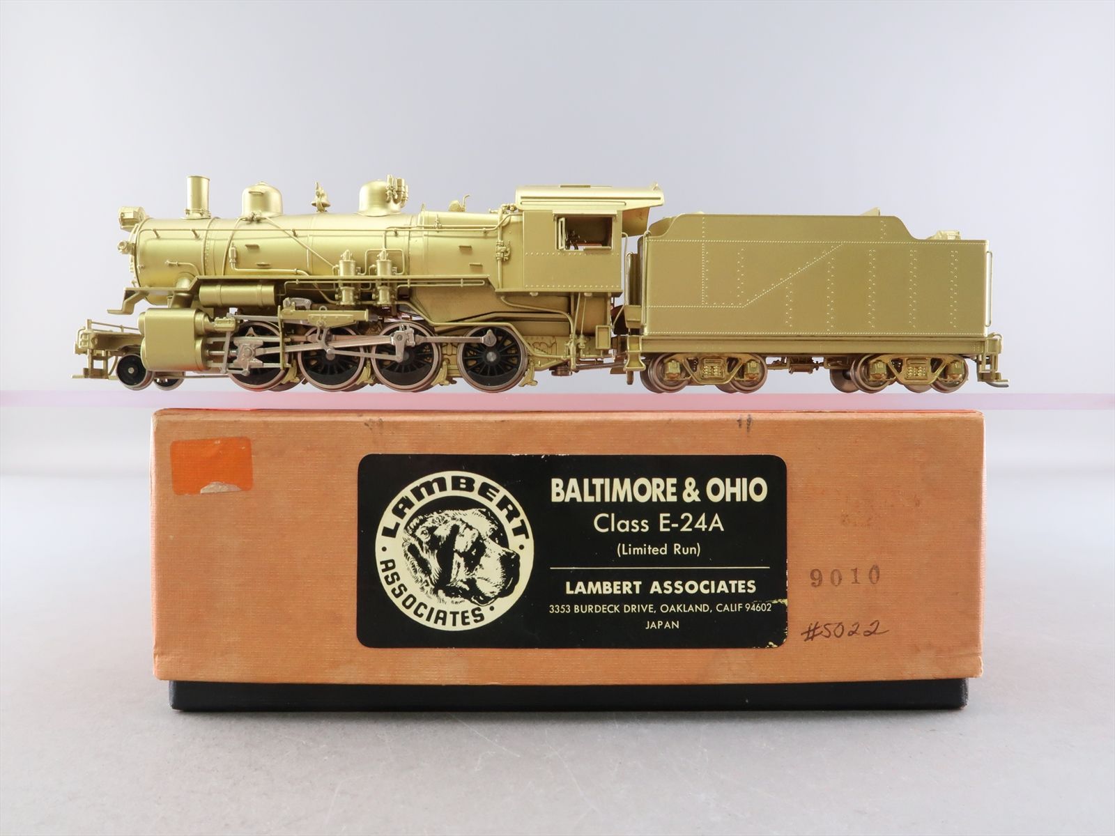 HO Brass Model - Lambert B&O Baltimore & Ohio E-24A 2-8-0 - Unpainted ...