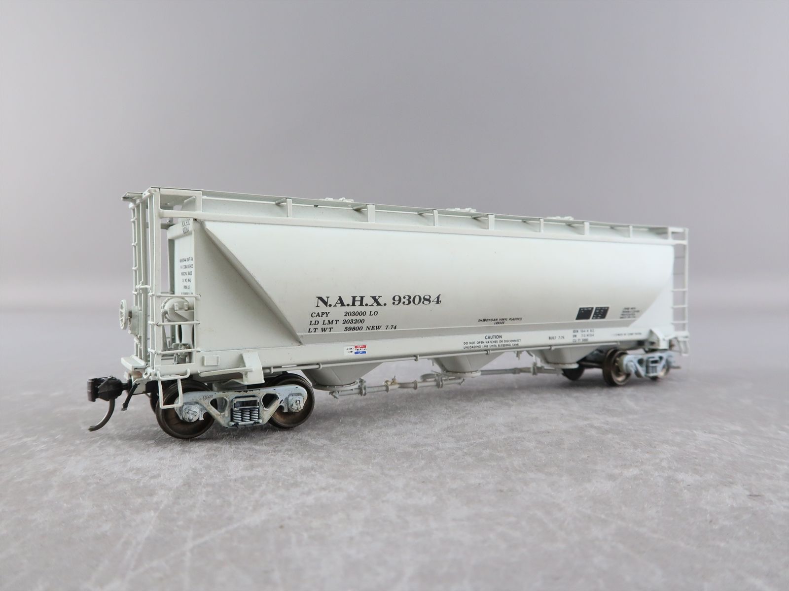 HO Brass Model - OMI 3001 NAHX Pd 3000 Covered Hopper #93084 - Custom ...