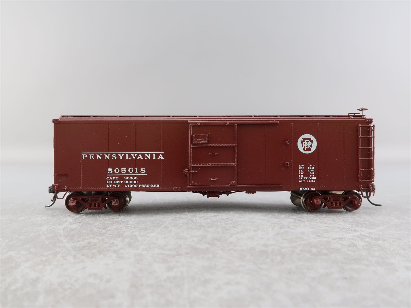 HO Brass Model - OMI 3019 PRR Pennsylvania X-29 Boxcar Box Car #505618 ...