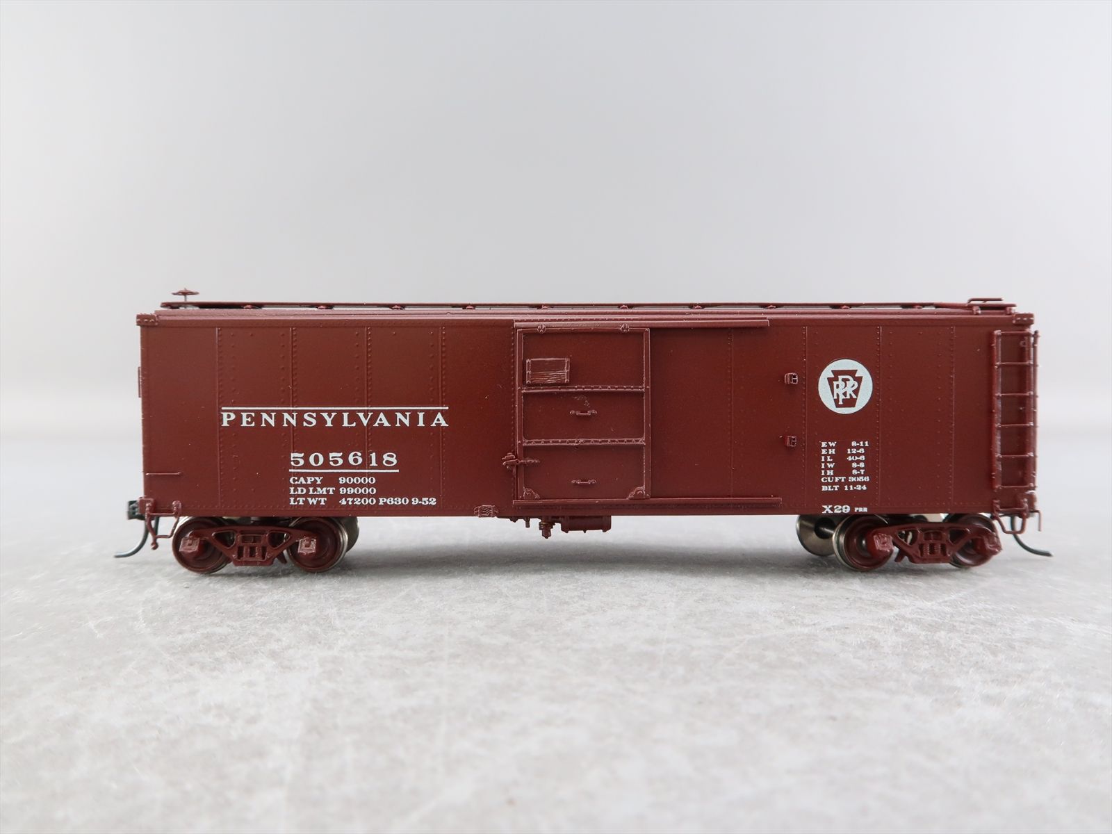 HO Brass Model - OMI 3019 PRR Pennsylvania X-29 Boxcar Box Car #505618 ...