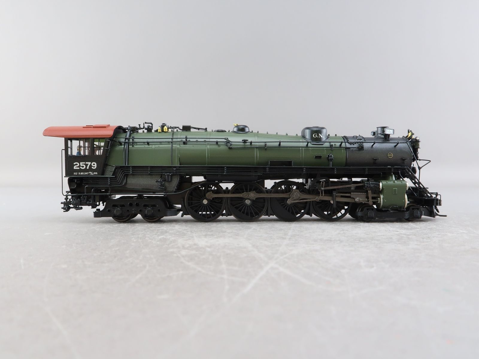 HO Brass Hybrid Model - BLI 2870 GN Great Northern S2 4-8-4 Open Cab ...