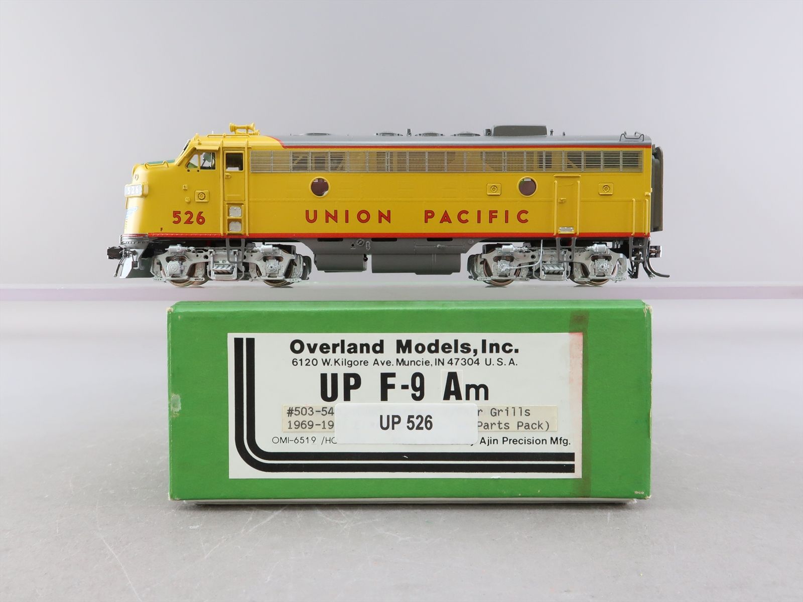 HO Brass Model - OMI 6519 UP Union Pacific F9 F9A F9Am #526 - Pro Paint - 1992 Run - Ajin