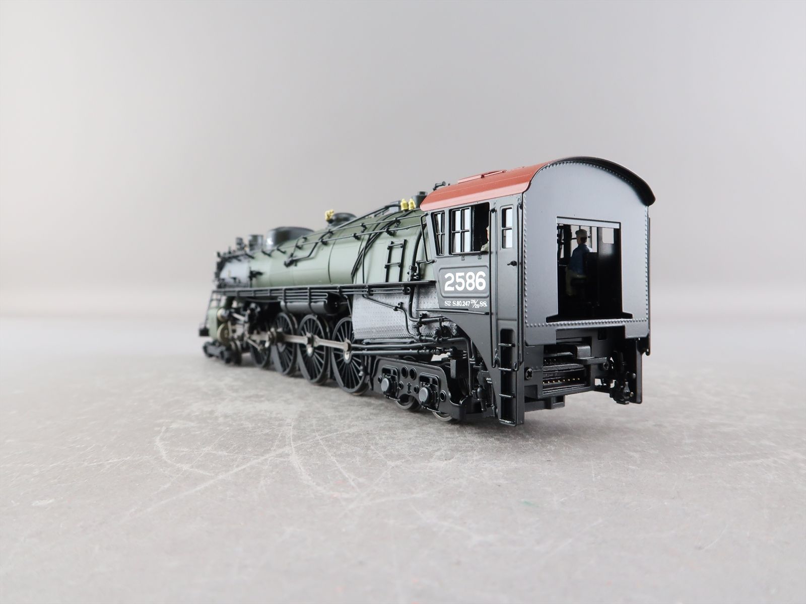 HO Brass Hybrid Model - BLI 2874 GN Great Northern S2 4-8-4 Open Cab ...