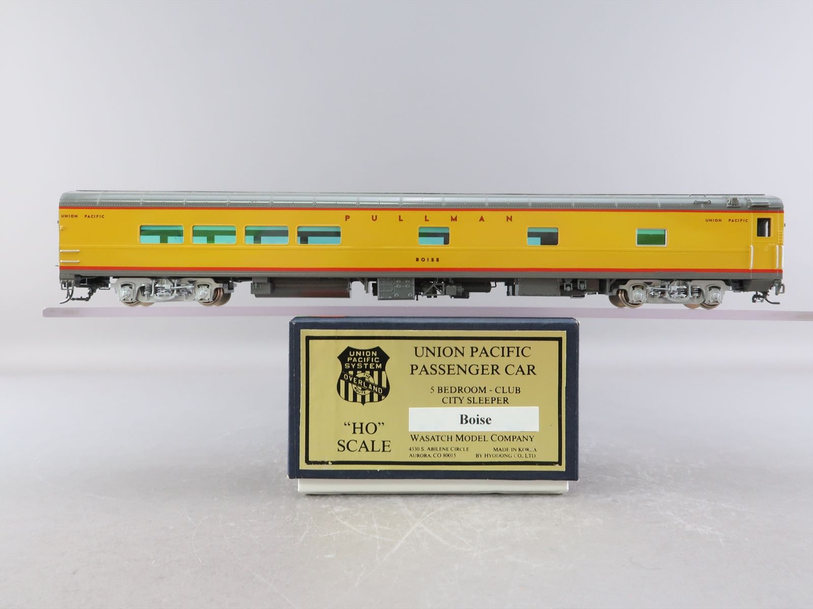 HO Brass Model - Wasatch UP Union Pacific 5 Bedroom Club Sleeper Boise ...