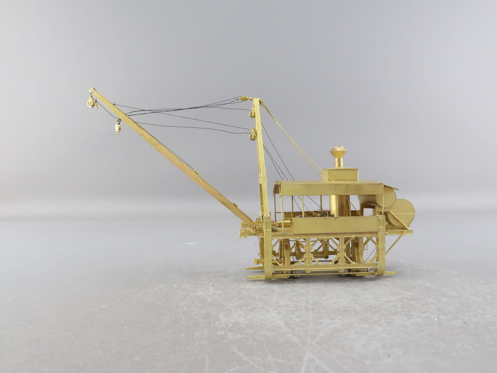 HO Brass Model - OMI 3041 McGiffert Log Loader MOW Maintenance of Way ...