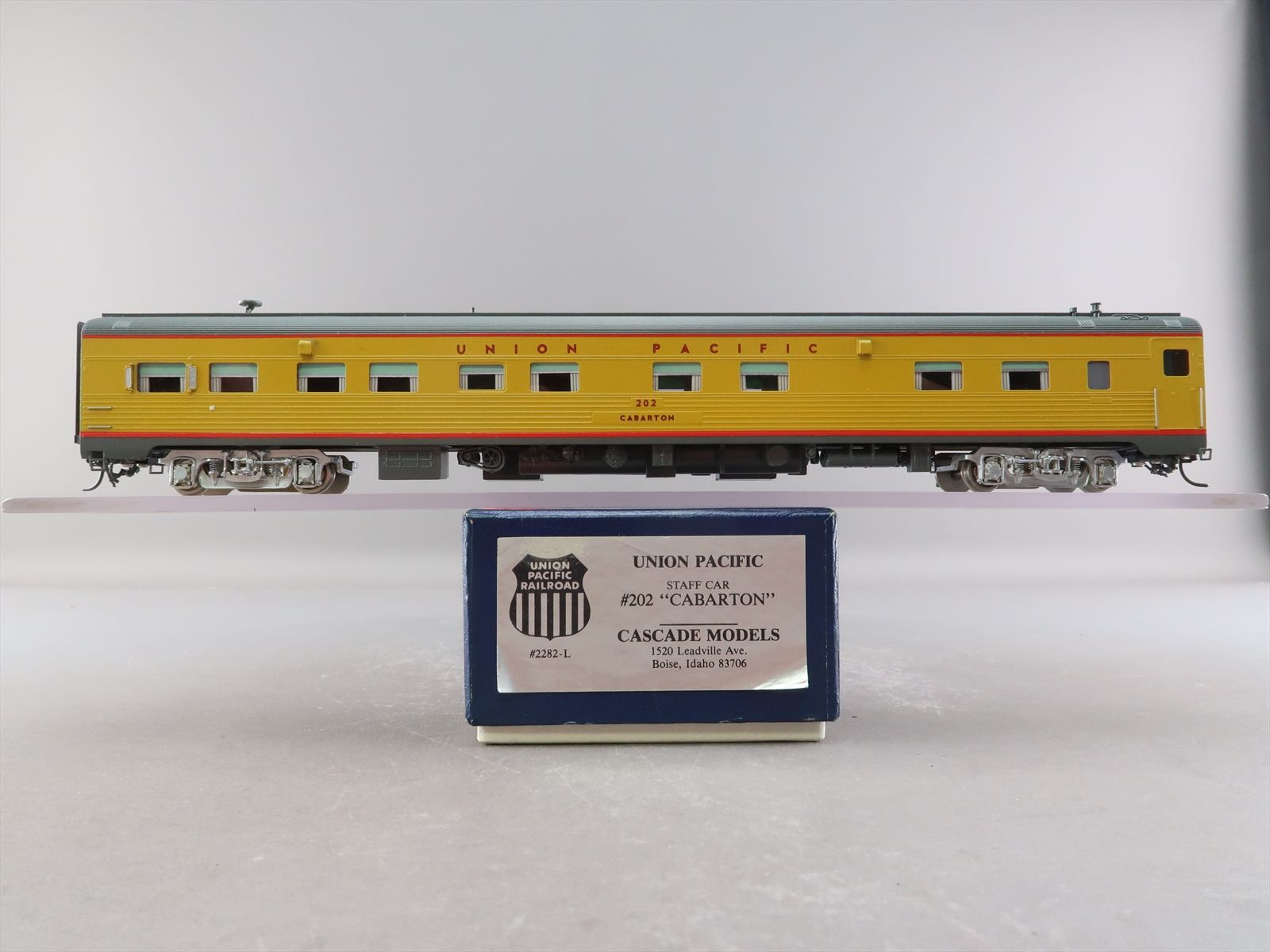 HO Brass Model - Cascade 2282-L UP Union Pacific Staff Car Cabarton ...