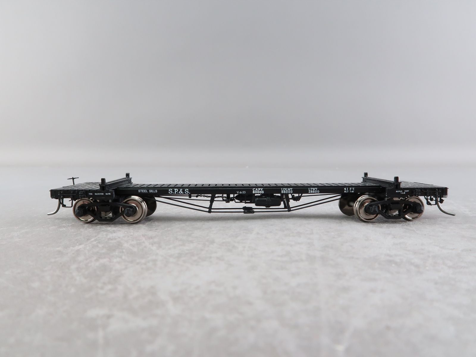 HO Brass Model - W&R SP&S Seattle Portland & Spokane Truss Rod Log Cars ...