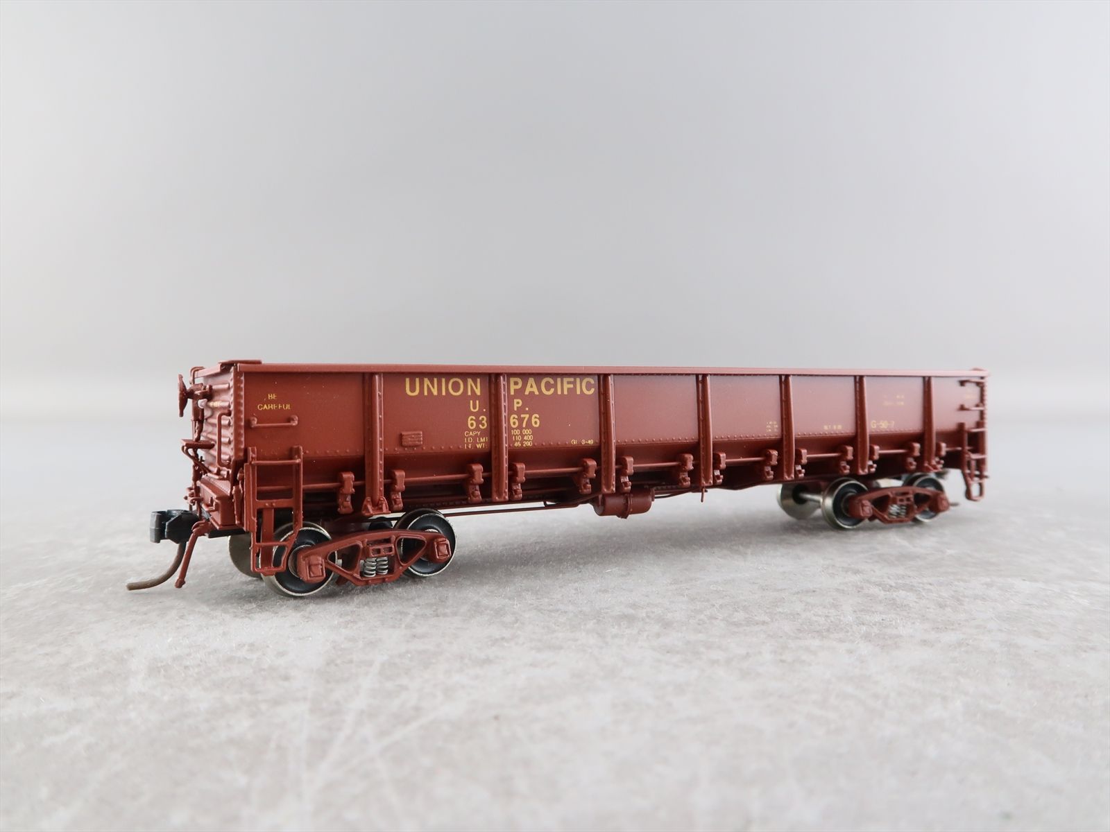 HO Brass Model - CIL 2251.1 UP Union Pacific G 50-7 Drop Bottom Gondola ...
