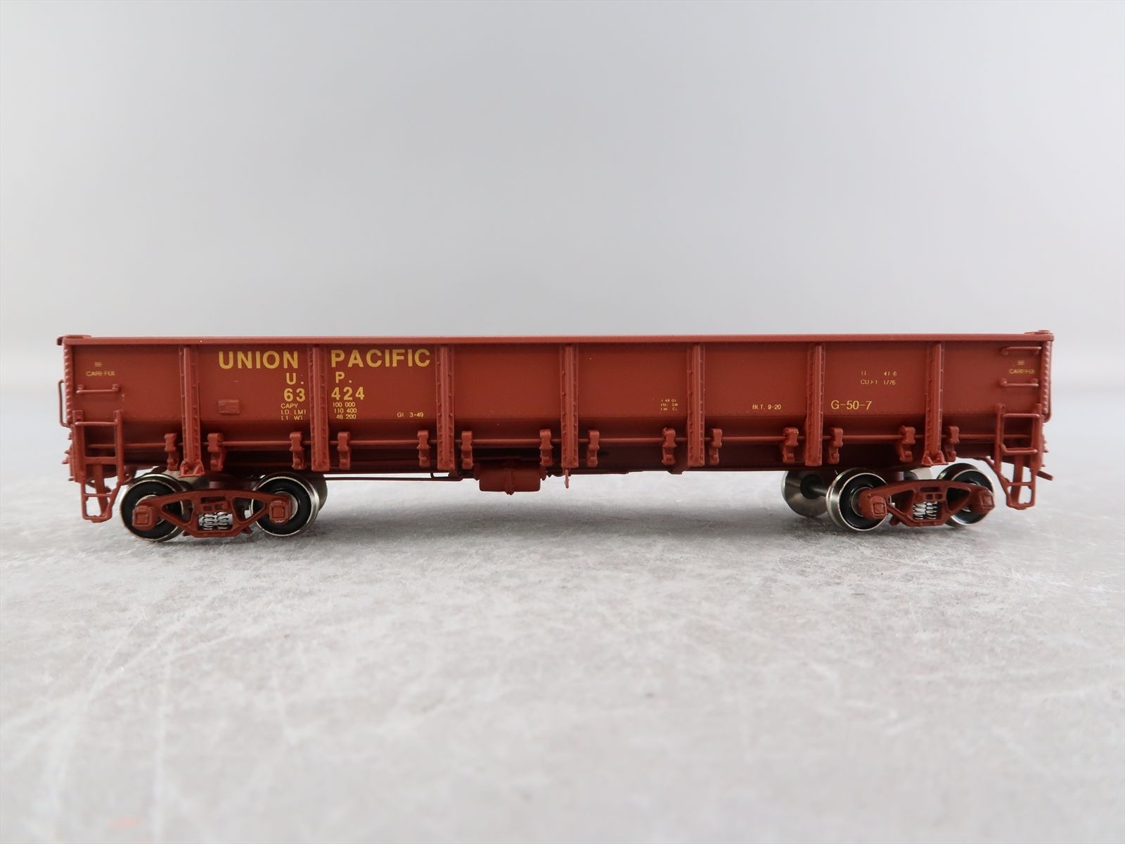 HO Brass Model - CIL 2251.1 UP Union Pacific G 50-7 Drop Bottom Gondola ...