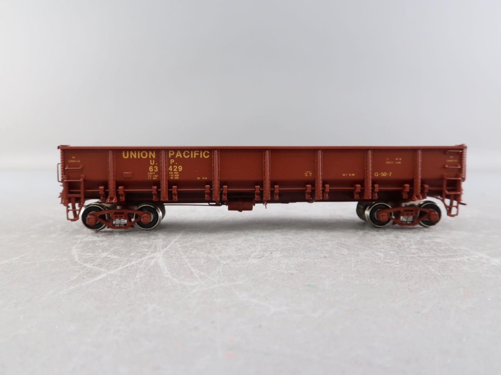 HO Brass Model - CIL 2251.1 UP Union Pacific G 50-7 Drop Bottom Gondola ...