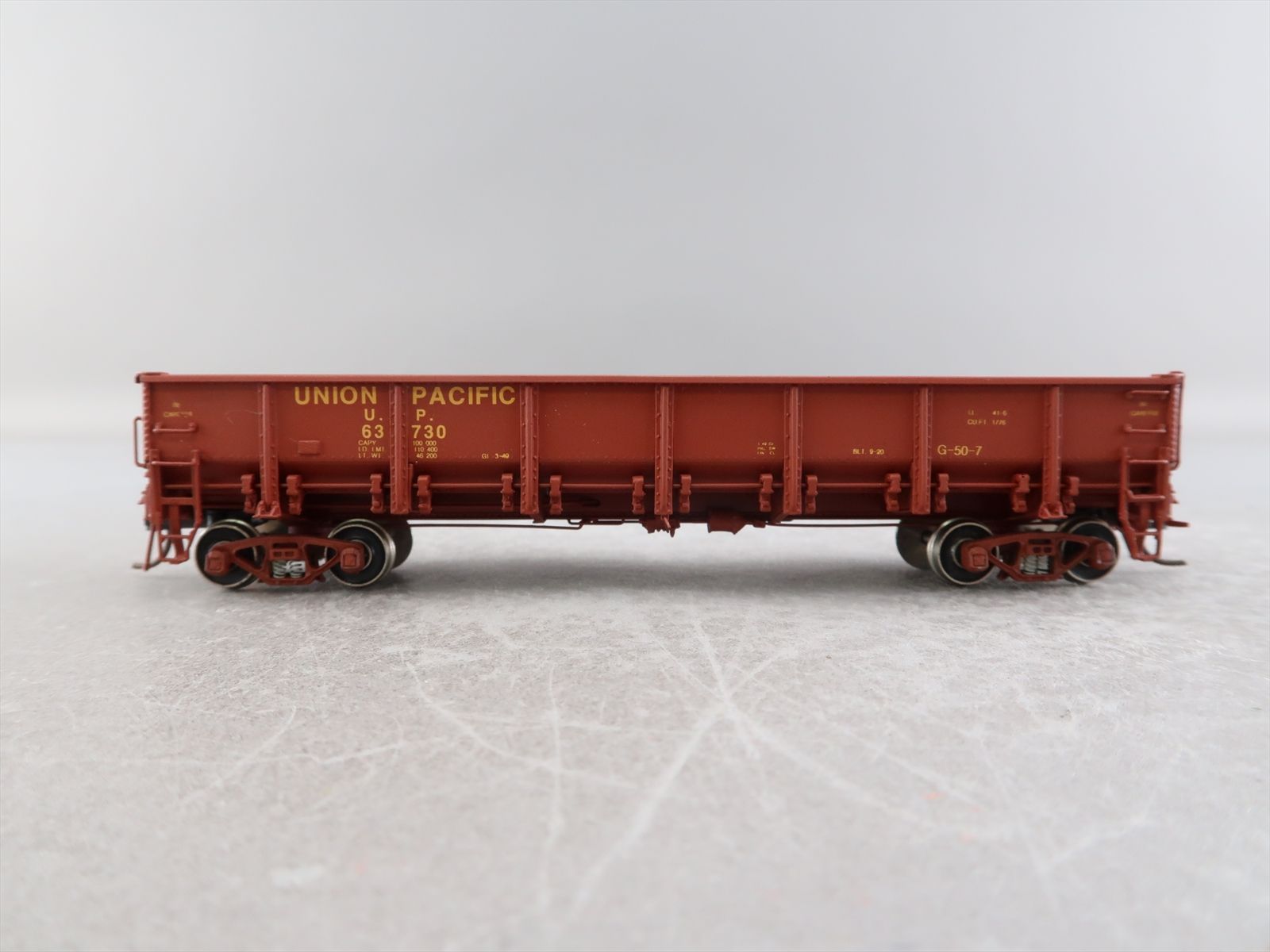 HO Brass Model - CIL 2251.1 UP Union Pacific G 50-7 Drop Bottom Gondola ...