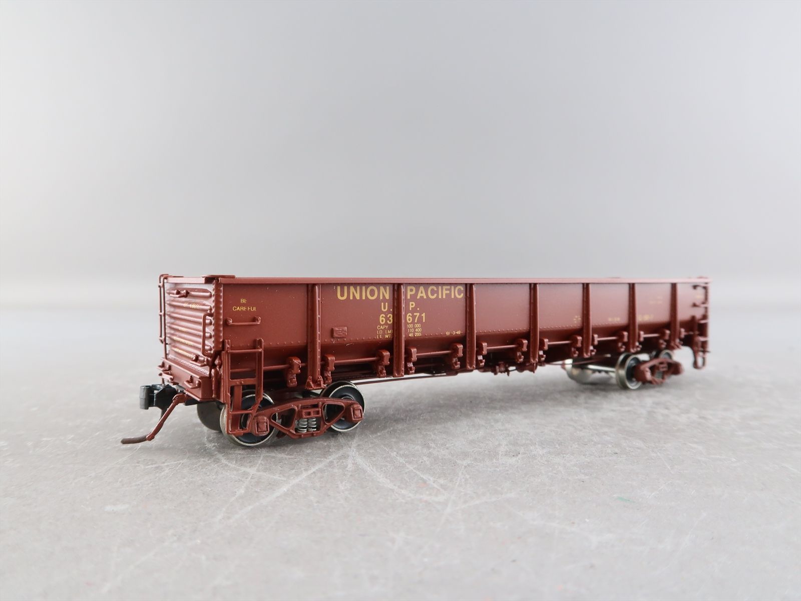 HO Brass Model - CIL 2251.1 UP Union Pacific G 50-7 Drop Bottom Gondola ...
