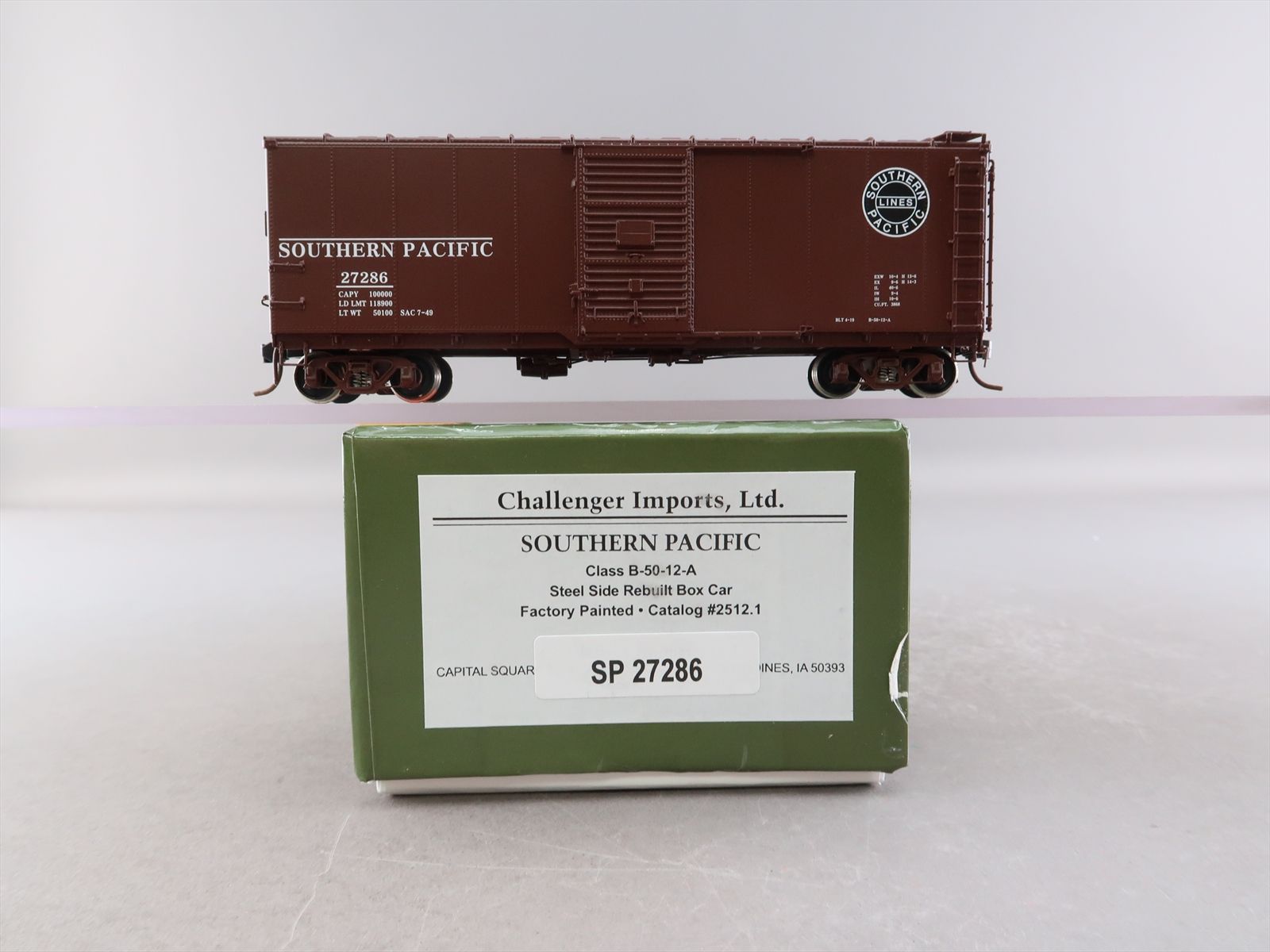 HO Brass Model - CIL 2512.1 SP Southern Pacific B-50-12-A Steel Rebuilt ...