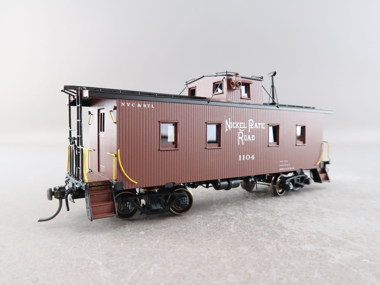 HO Brass Model - DP 4500 NKP Nickel Plate Road 30' Wood Caboose #1104 ...