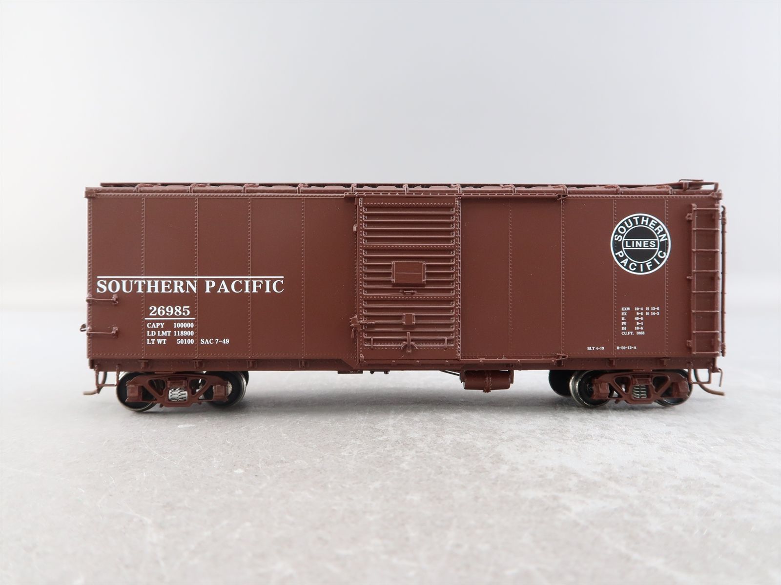 HO Brass Model - CIL 2512.1 SP Southern Pacific B-50-12-A Steel Rebuilt ...