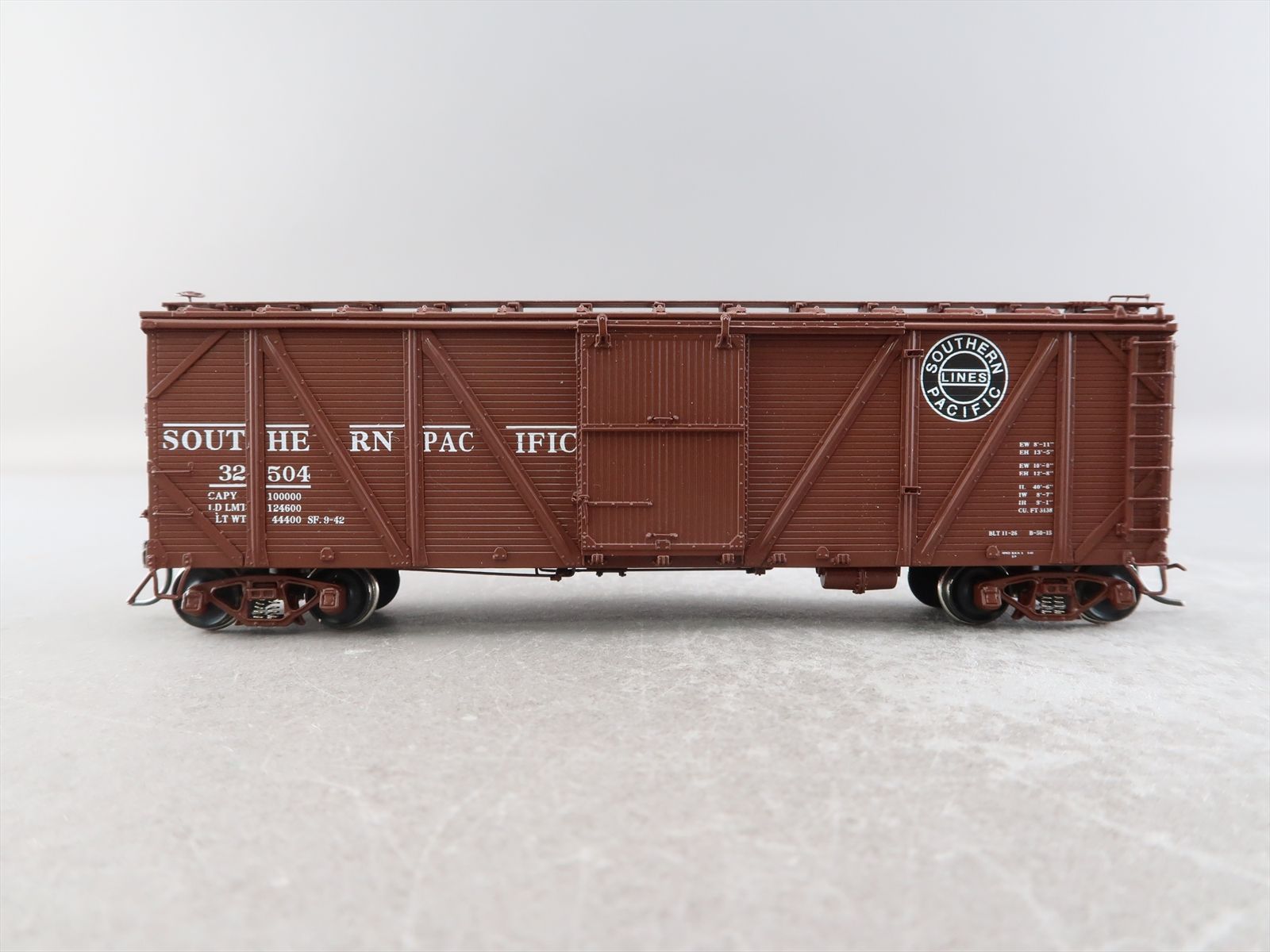HO Brass Model - CIL 2475.1 SP Southern Pacific B-50-15 Outside Braced ...