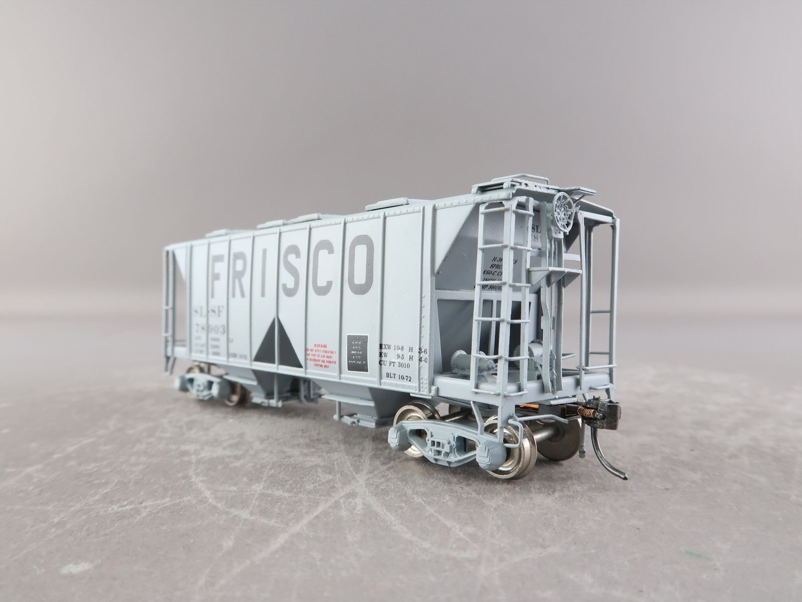 HO Brass Model - Sunset SLSF Frisco AC&F 70 Ton Covered Hopper #78903 ...