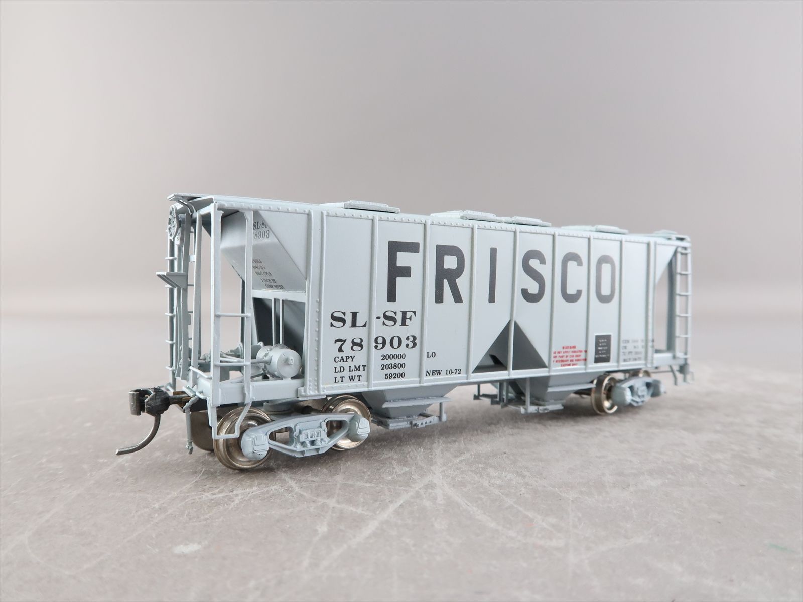 HO Brass Model - Sunset SLSF Frisco AC&F 70 Ton Covered Hopper #78903 ...