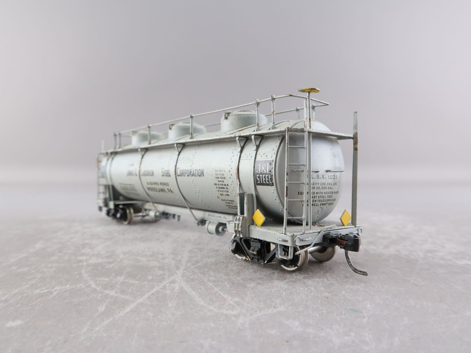 HO Brass Model - NWSL J&L JLSX Jones & Laughlin 20000 Gallon Tank Car ...