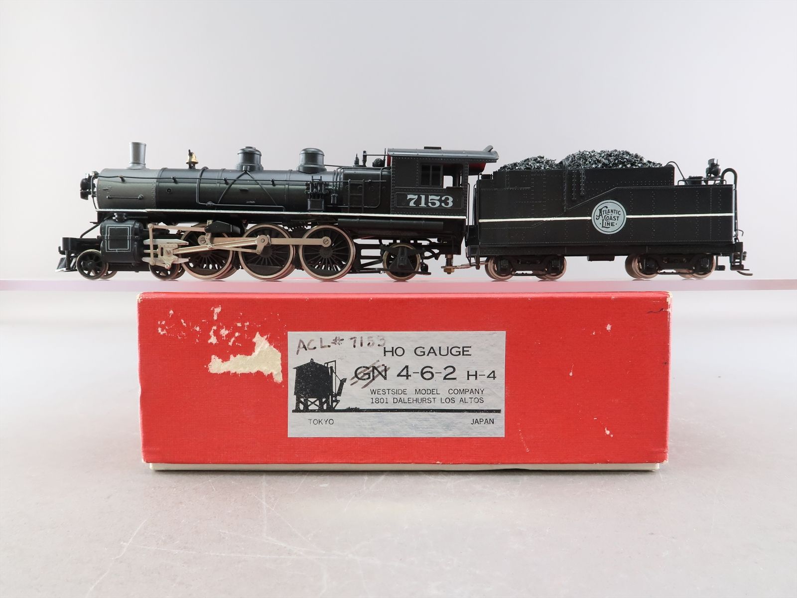 HO Brass Model - WMC GN as ACL Atlantic Coast Line 4-6-2 #7153 - Custom ...