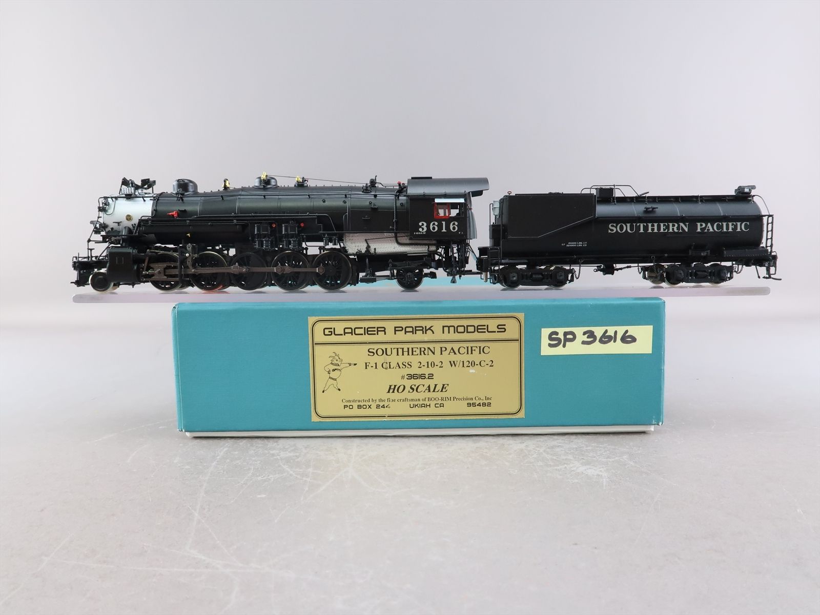 HO Brass Model - GPM 3616.2 SP Southern Pacific F-1 2-10-2 #3616 - F/P ...