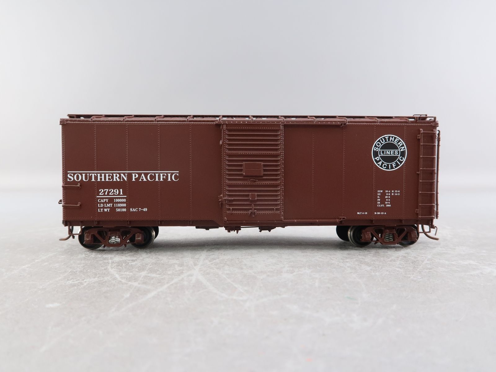 HO Brass Model - CIL 2512.1 SP Southern Pacific B-50-12-A Steel Rebuilt ...