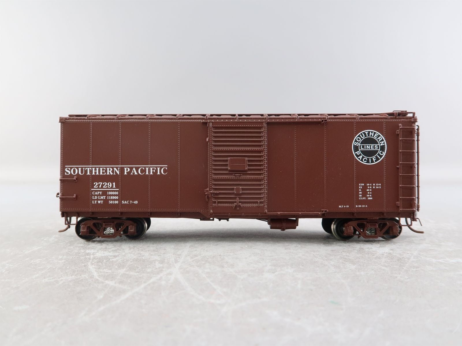 HO Brass Model - CIL 2512.1 SP Southern Pacific B-50-12-A Steel Rebuilt ...